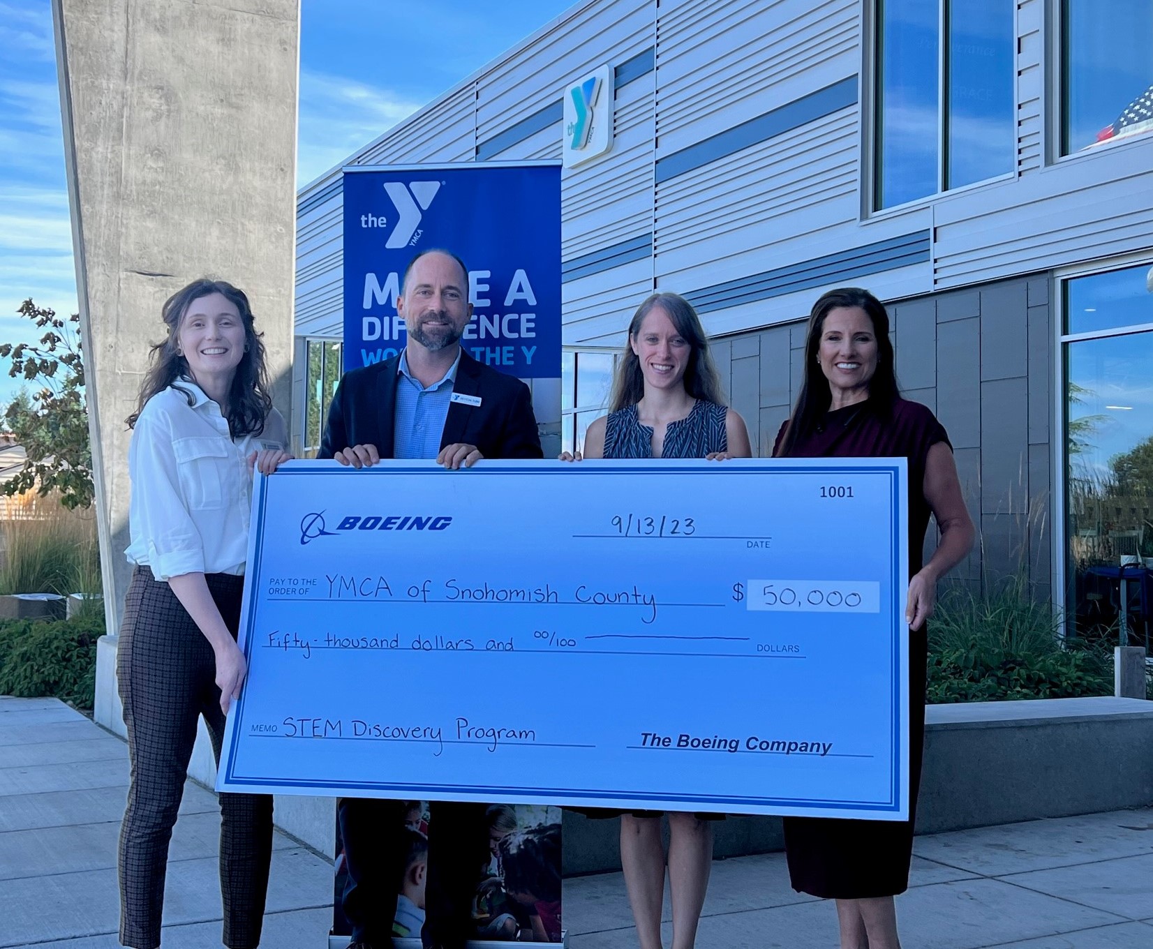 Boeing Gifts $50,000 to YMCA of Snohomish County to Expand STEM Programs – YMCA of Snohomish County